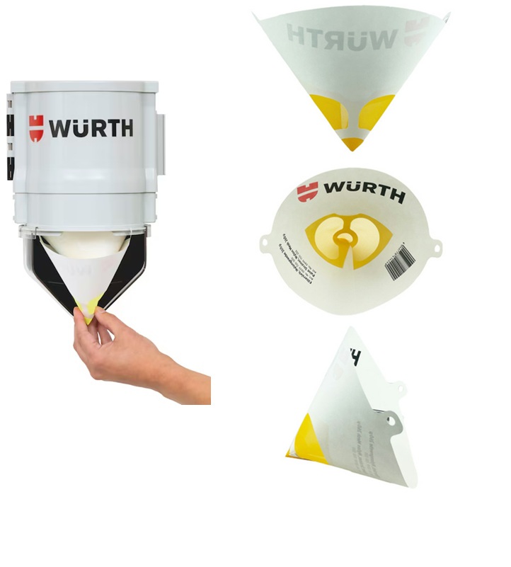 Assortment dispenser and paint strainers | Wurth Canada