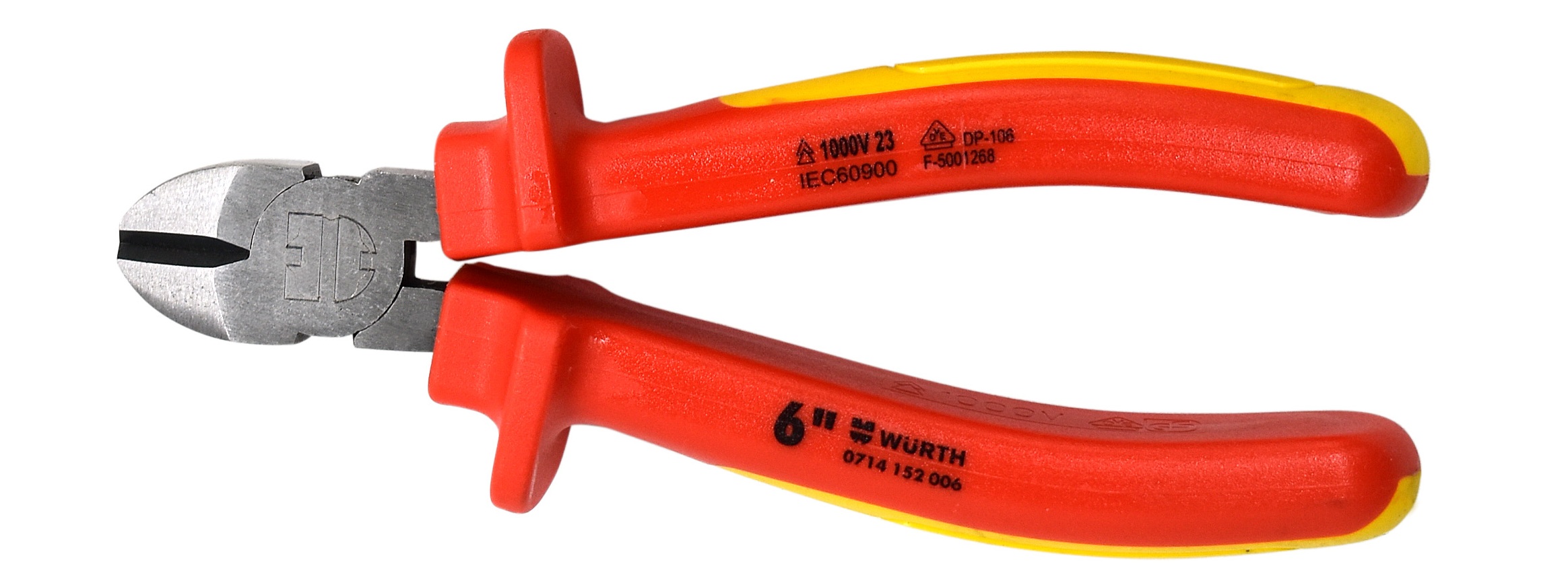INSULATED 6" DIAGONAL CUTTING PLIERS 714.152006