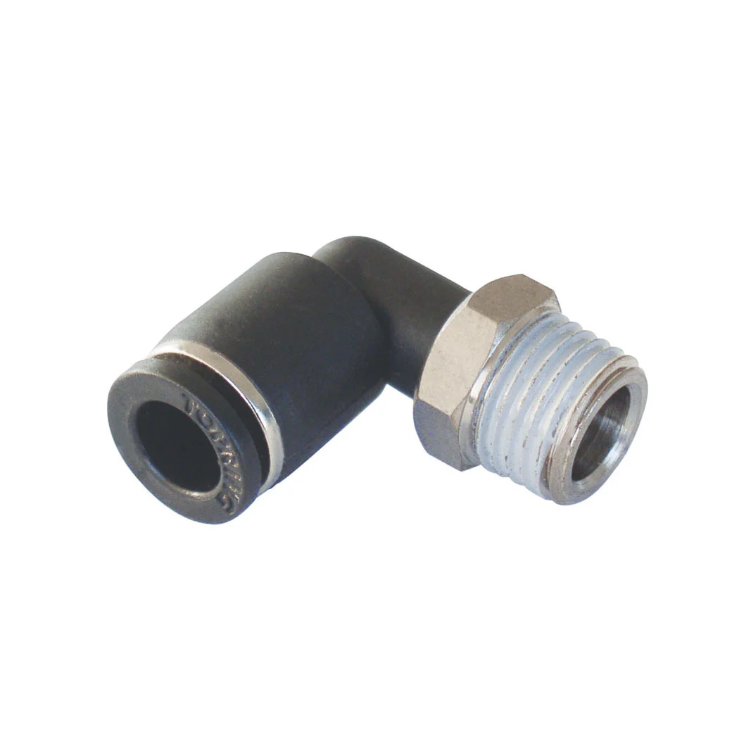 Male Elbow Connector Swivel