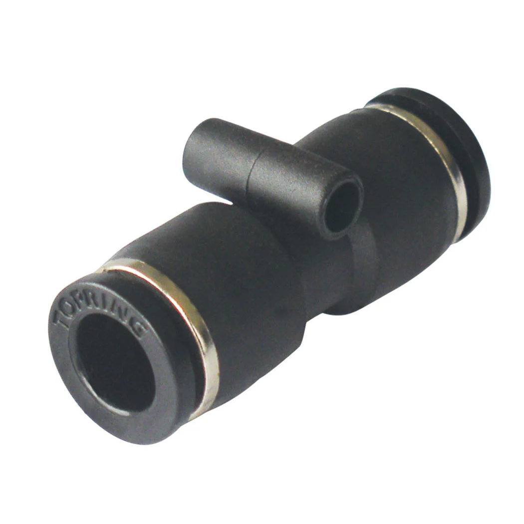 Straight union connector