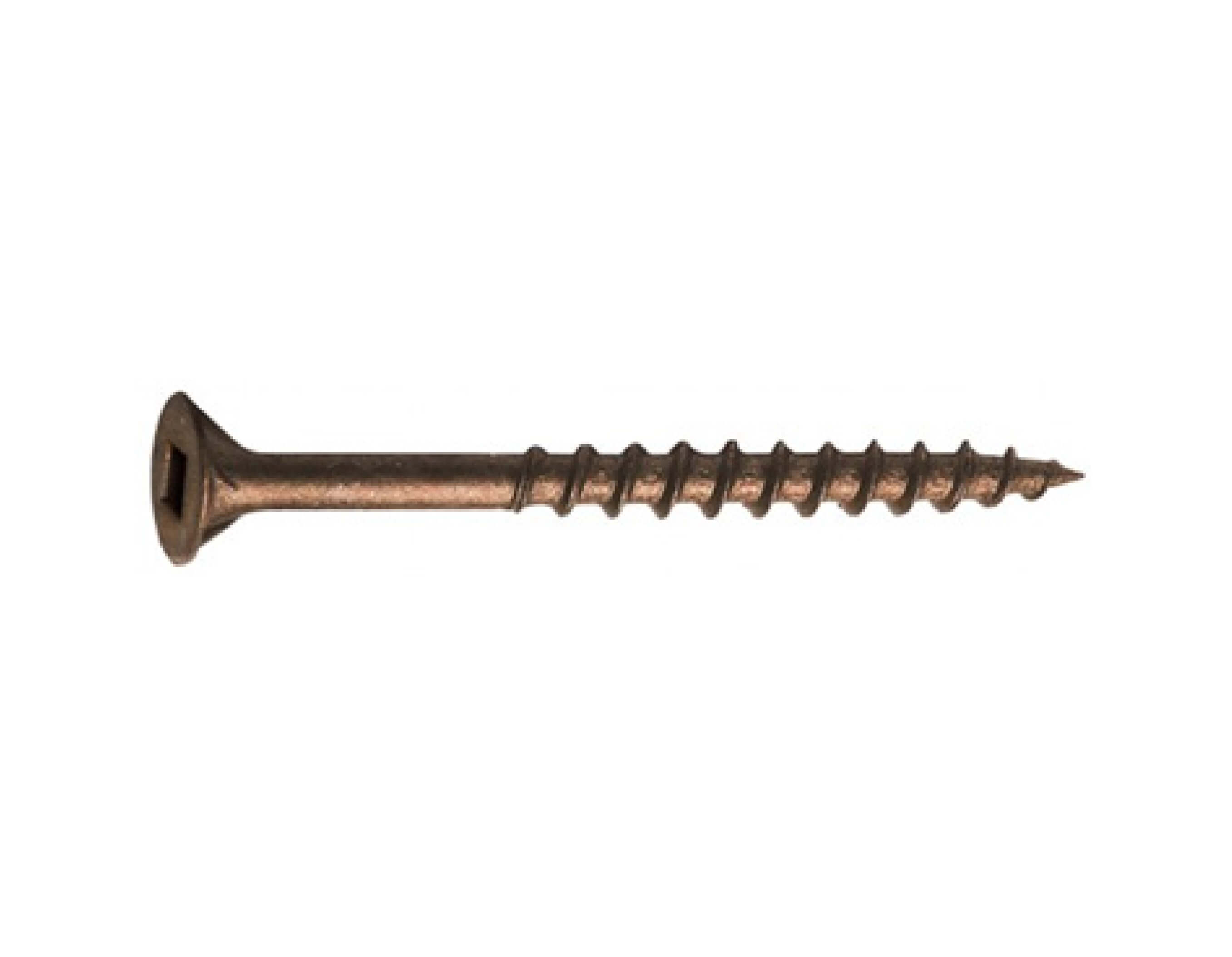 #8 X 1-1/2 RB FLT HD SAW TOOTH, BRWN 246.8.112B