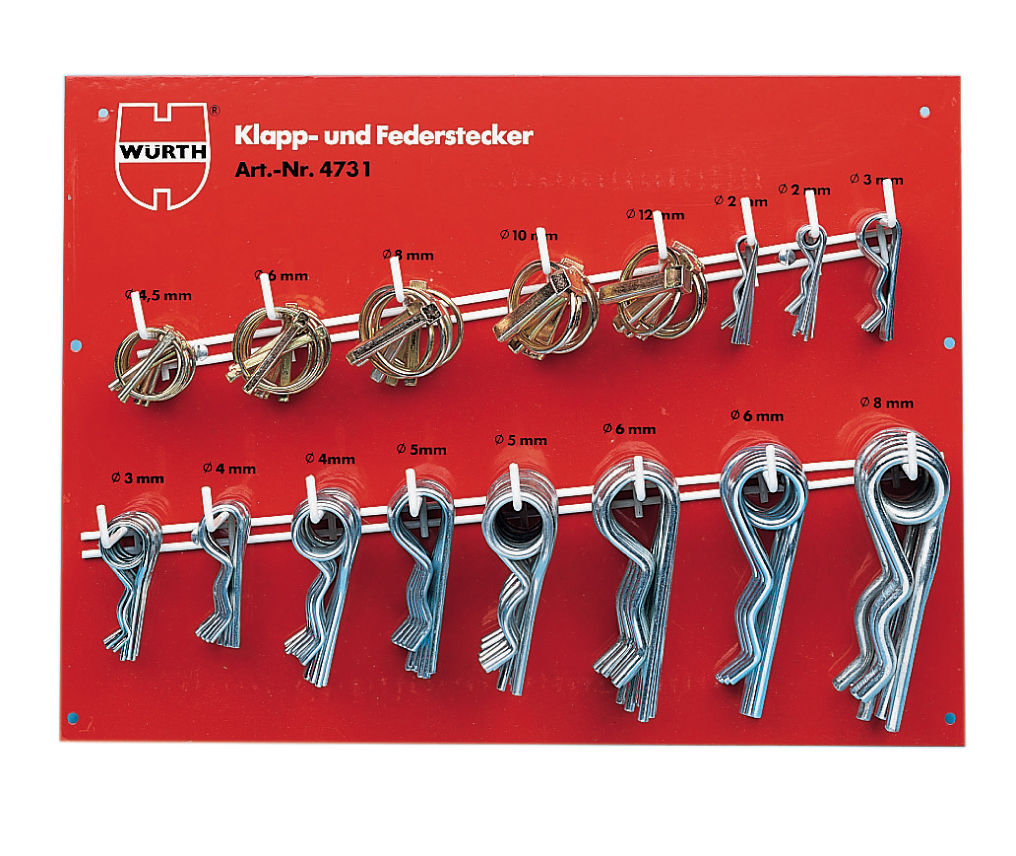 Linch Pin Assortments | Pins | E-Clips | Wurth Canada