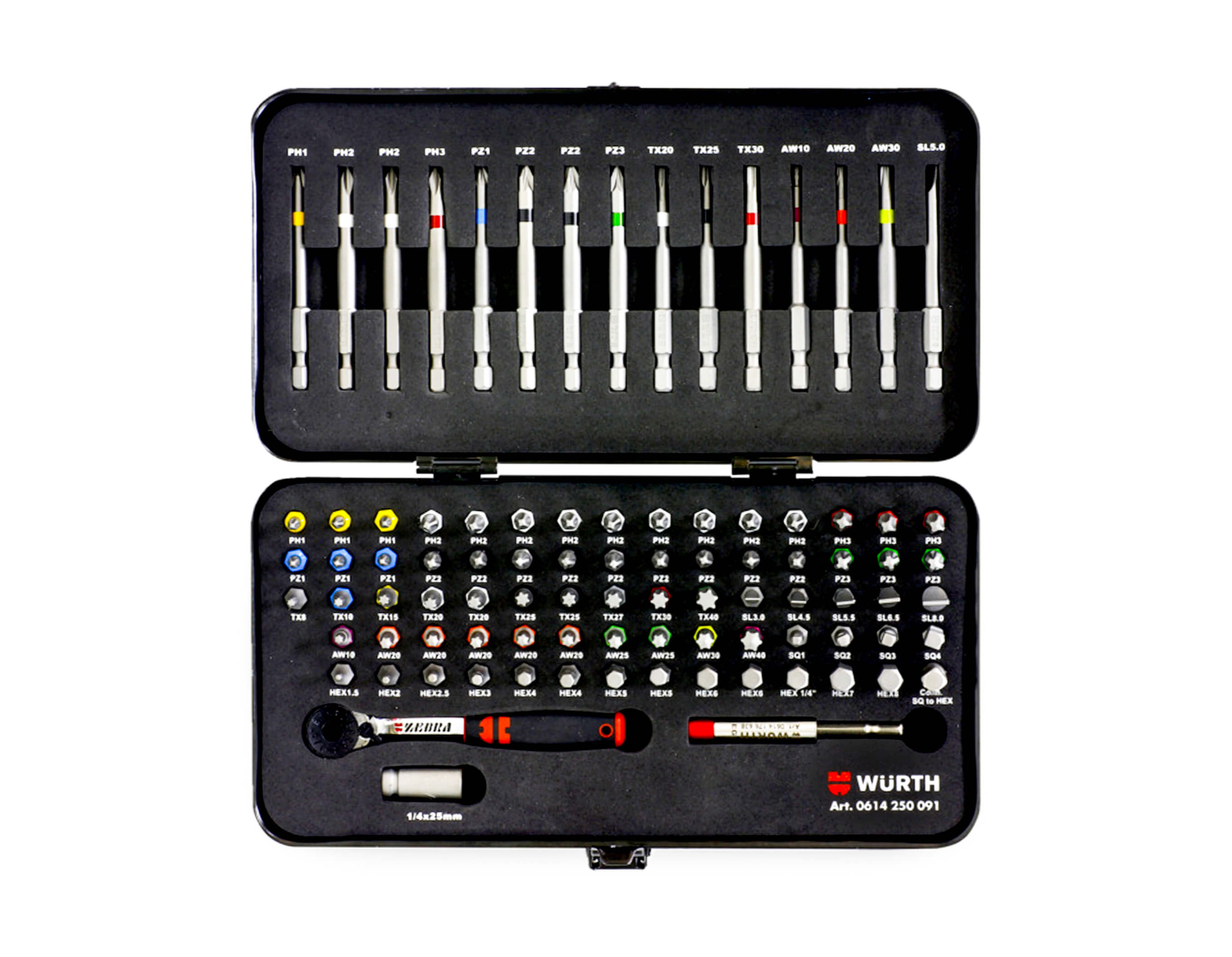 Universal Bit Set 91pc with Ratchet