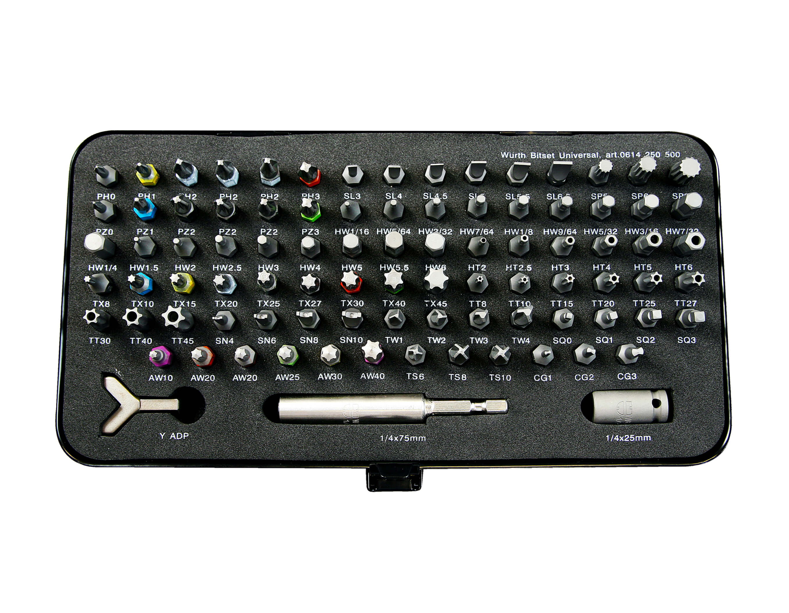 Universal Bit Set, 90 Pieces | Tools | Shop Wurth Canada