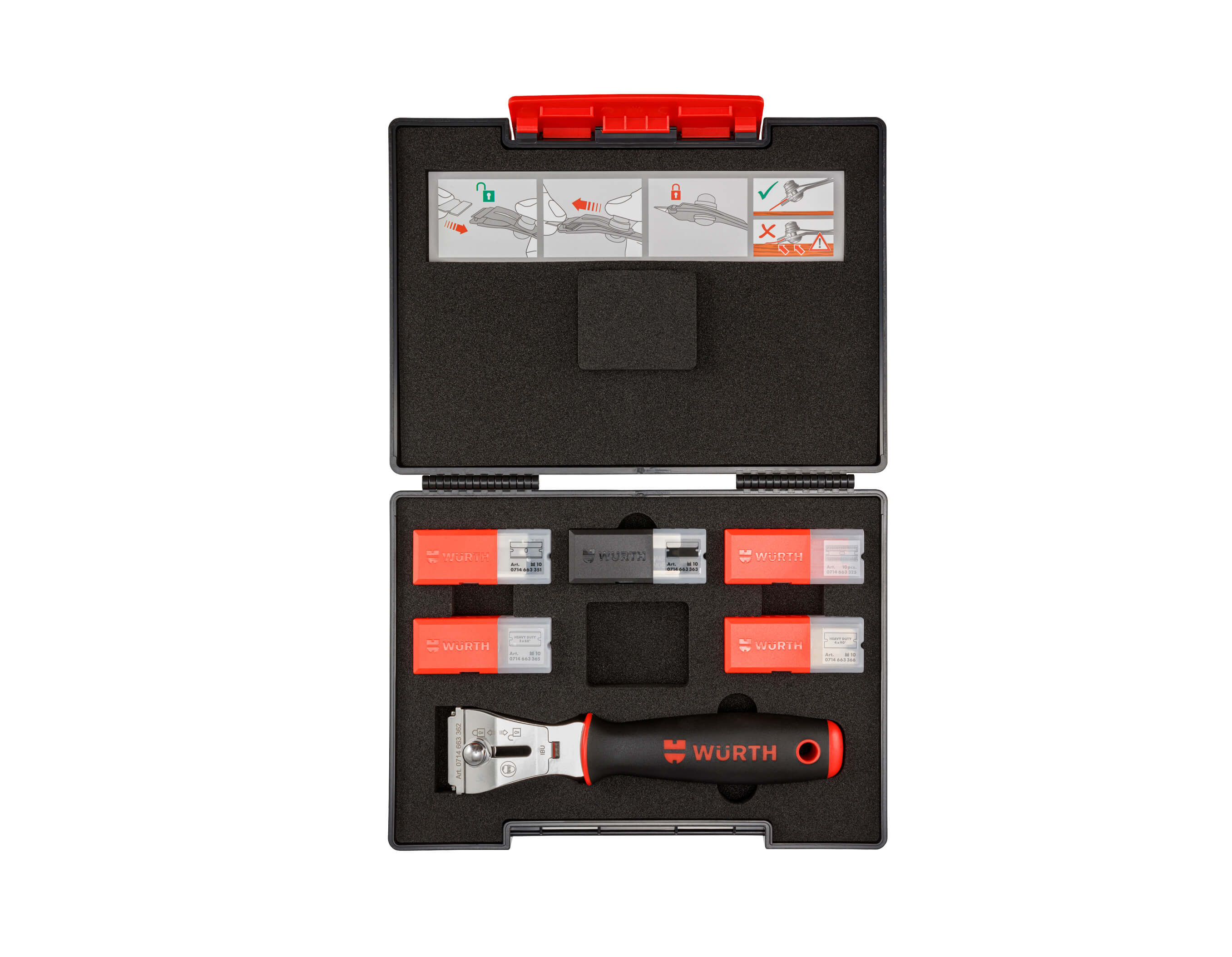 SCRAPER QUICK CLAMP & BLADES SET 52PCS 714.663380