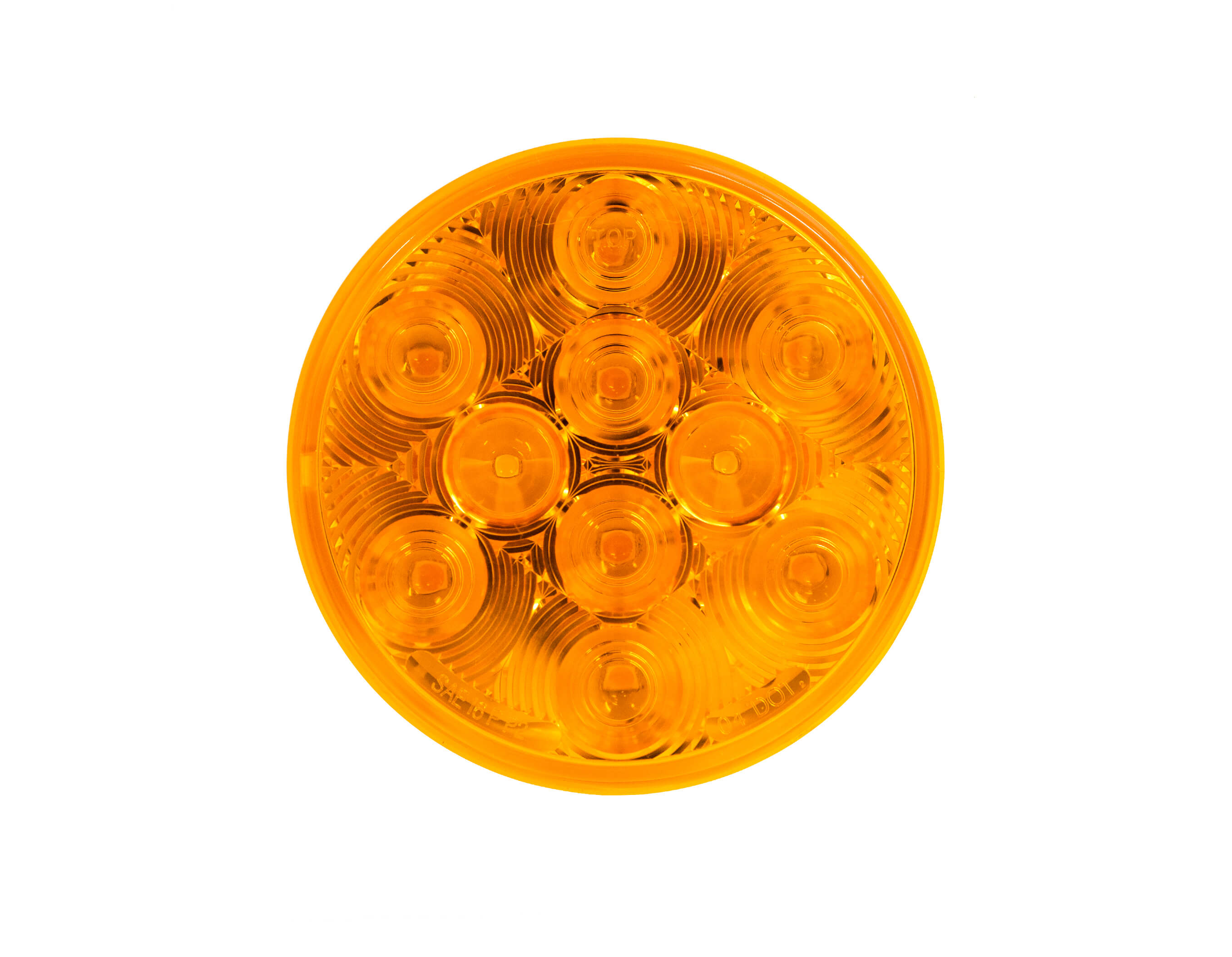 ROUND SIGNAL/PARK TAIL LIGHT 10 DIODE AMBER 812.420258