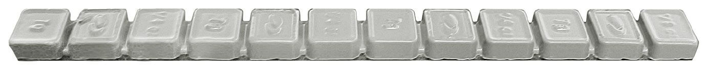 ADH.BAR TYPE WGHT NARROW COAT 1/4 OZ SEGMTS 830.014.60