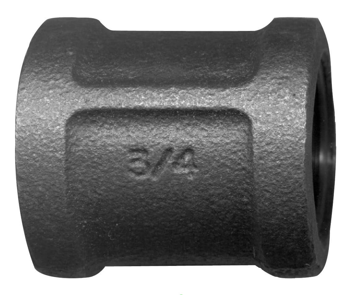 BLACK IRON FIT. COUPLING 1/4" 885.BI-103-B