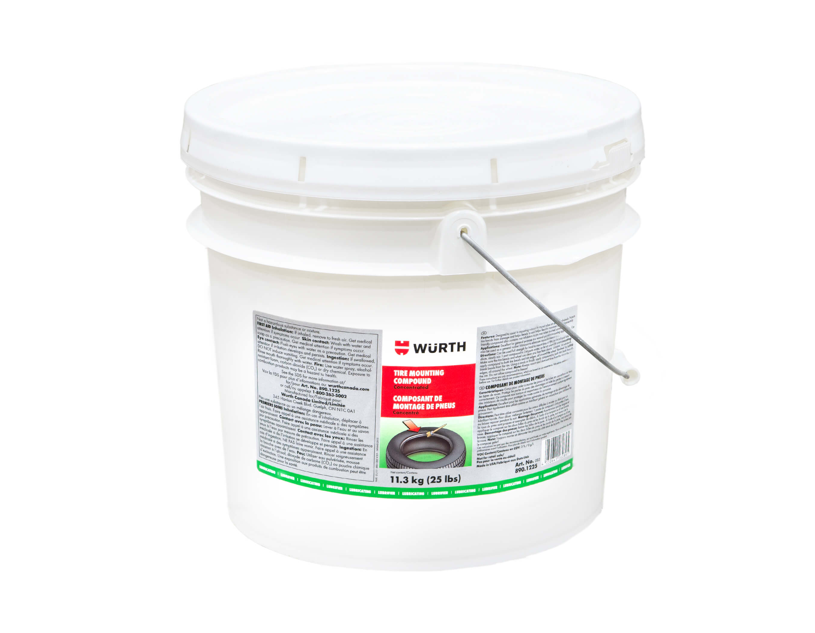 Tire Mount Demount Compound | Tire Repair Products | Wurth Canada