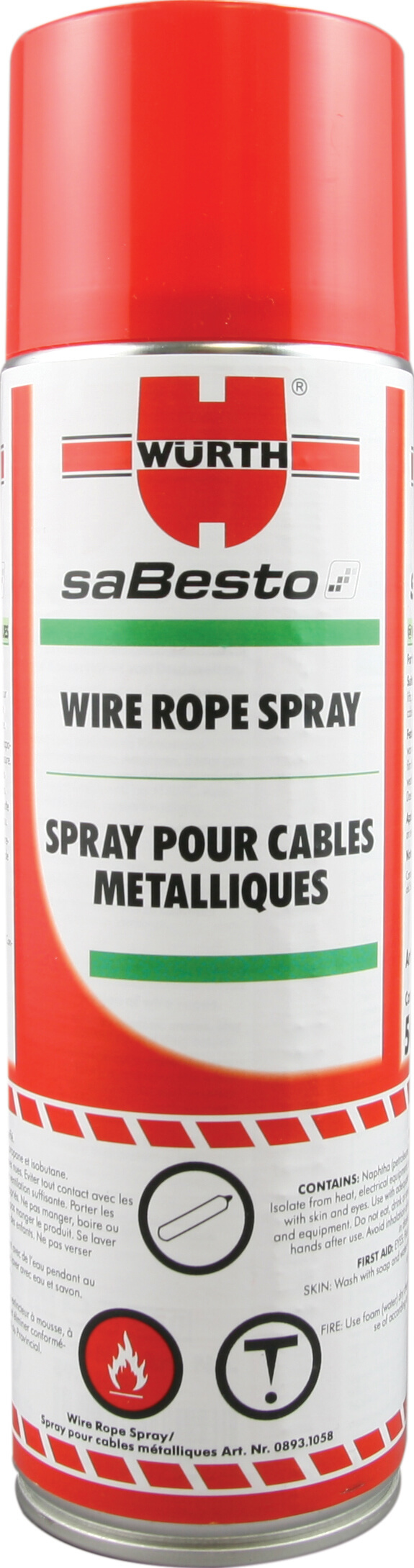Wire Rope Spray | Lubricants | Industrial Lubricants | Wurth Canada