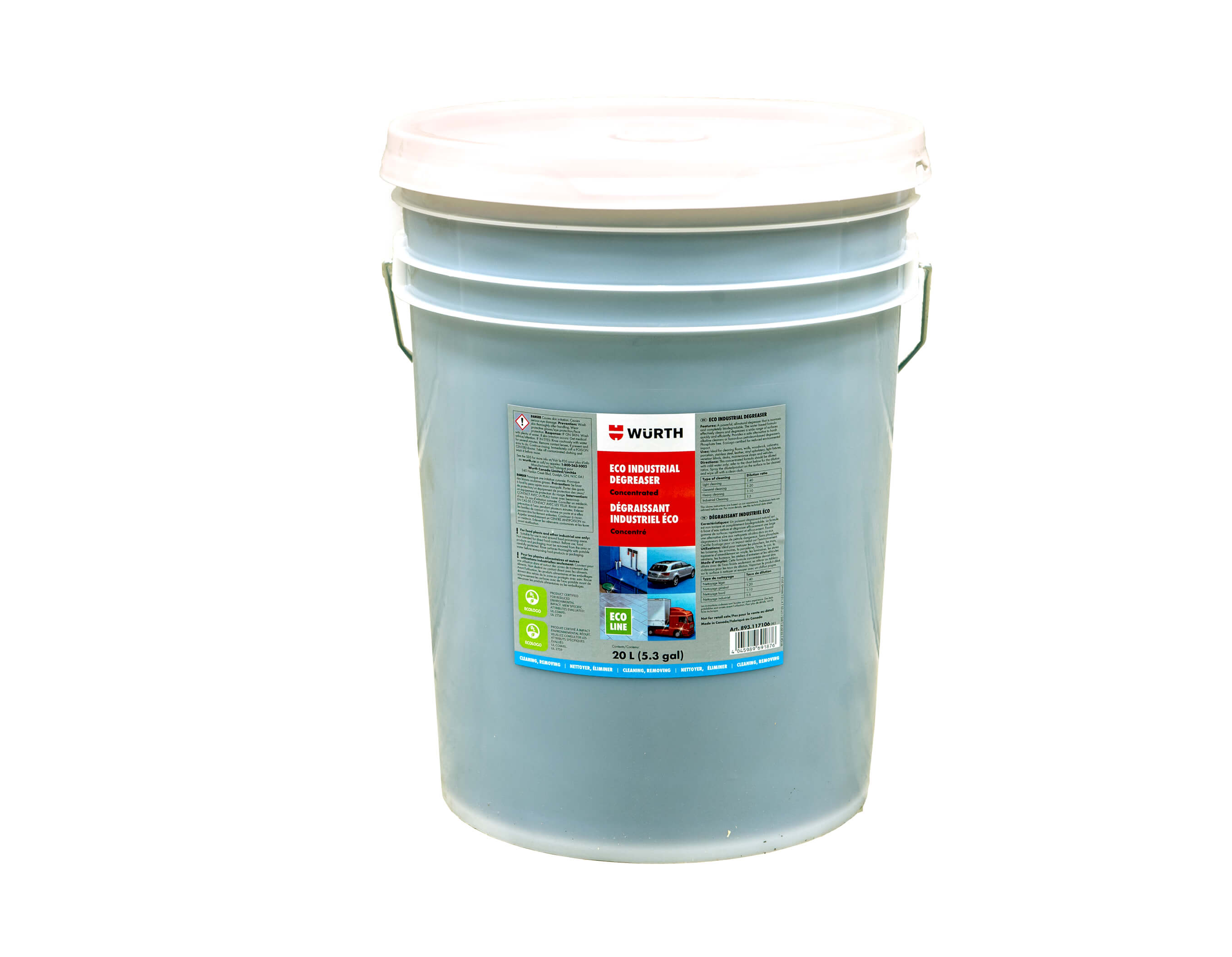 ECO INDUSTRIAL DEGREASER CONCENTRATE 20 L 893.117106
