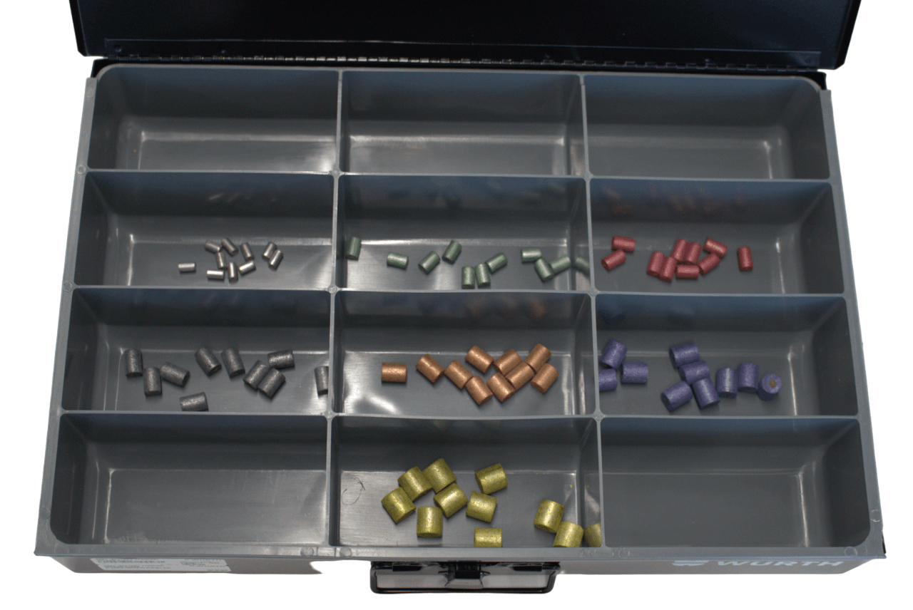 ASST BATTERY TERM SLDER SLUG W.DRW 70PCS 965.821000