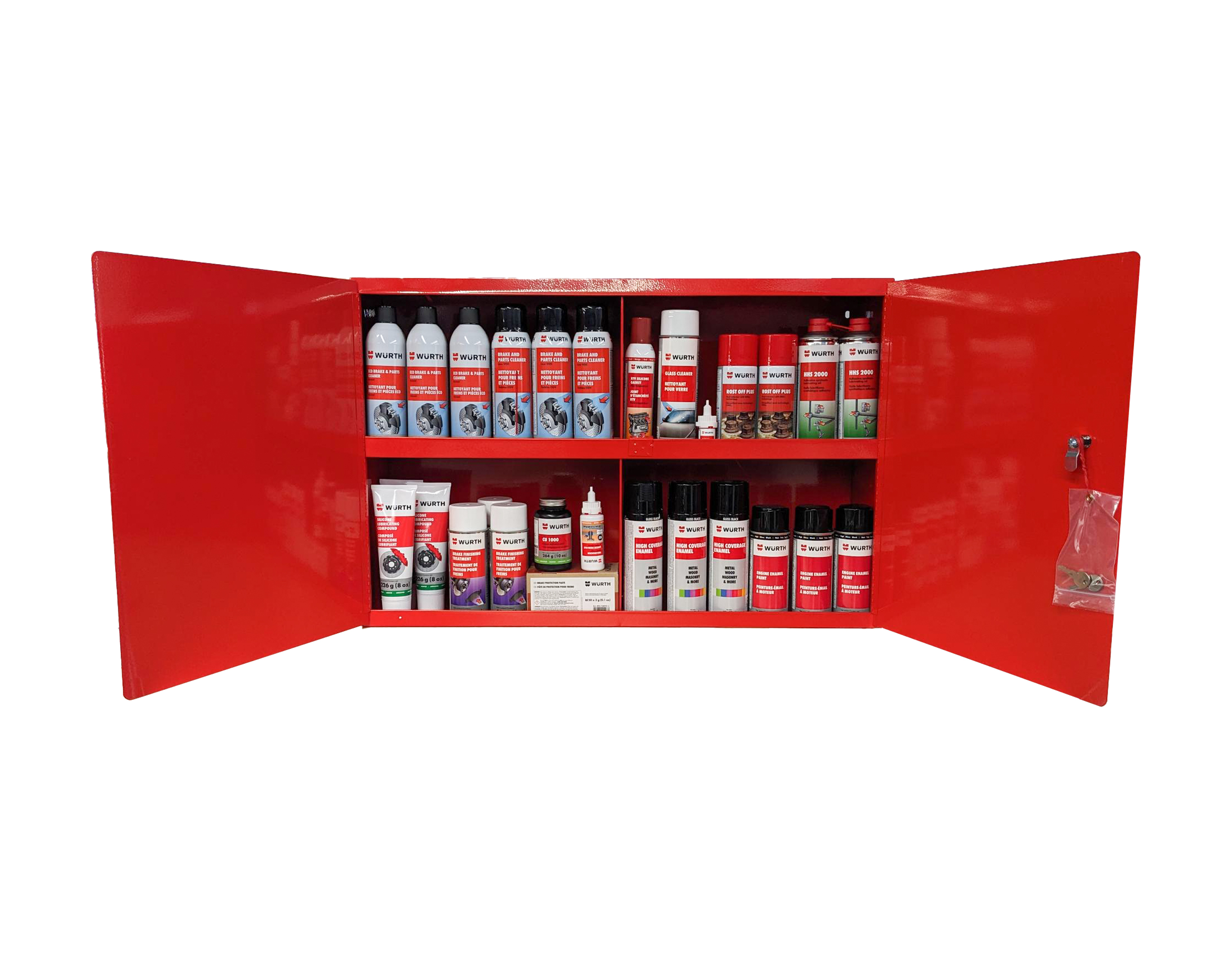 ASSORT AUTO CHEMICAL WITH CABINET 31PCS 965.893