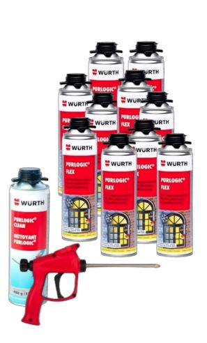 PURLOGIC WINTER PU FOAM KIT W. GUN 11PCS 965.898