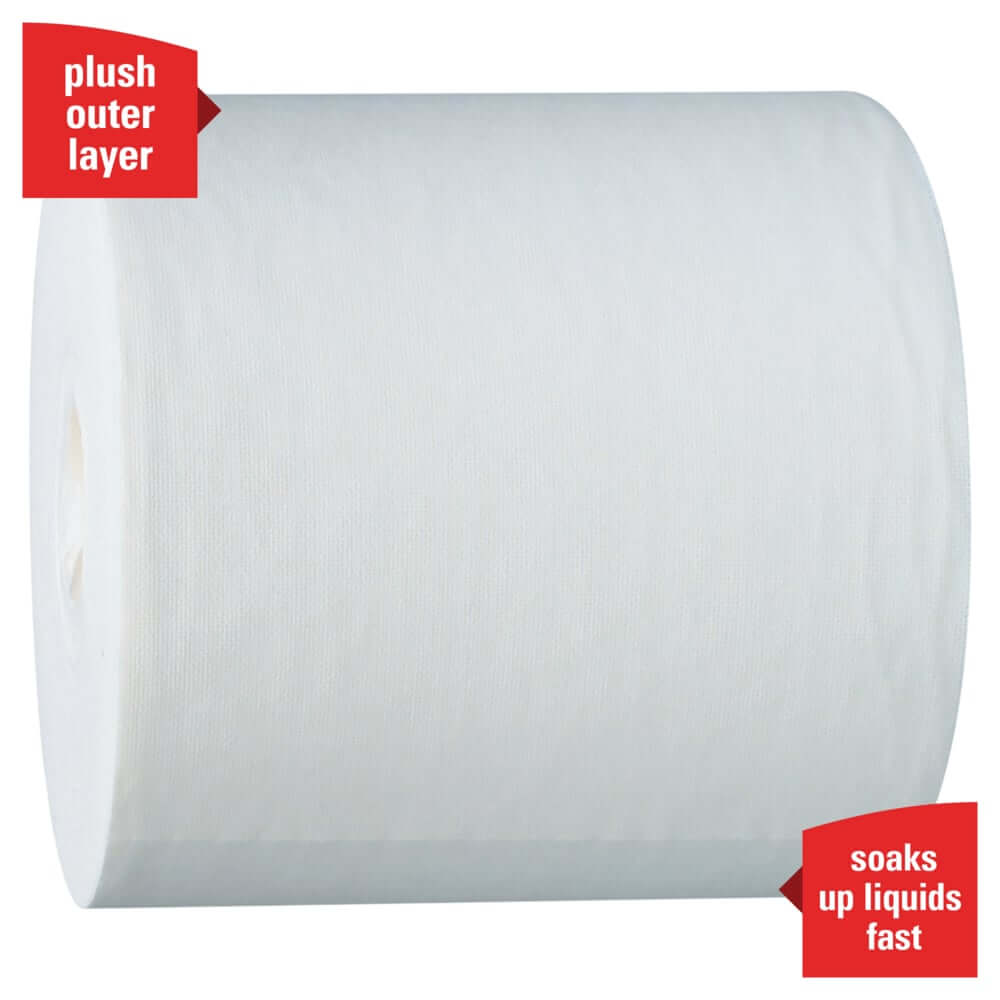 WypAll L40 Xtra-Absorbent Towels - 2 rolls/case 899.05796