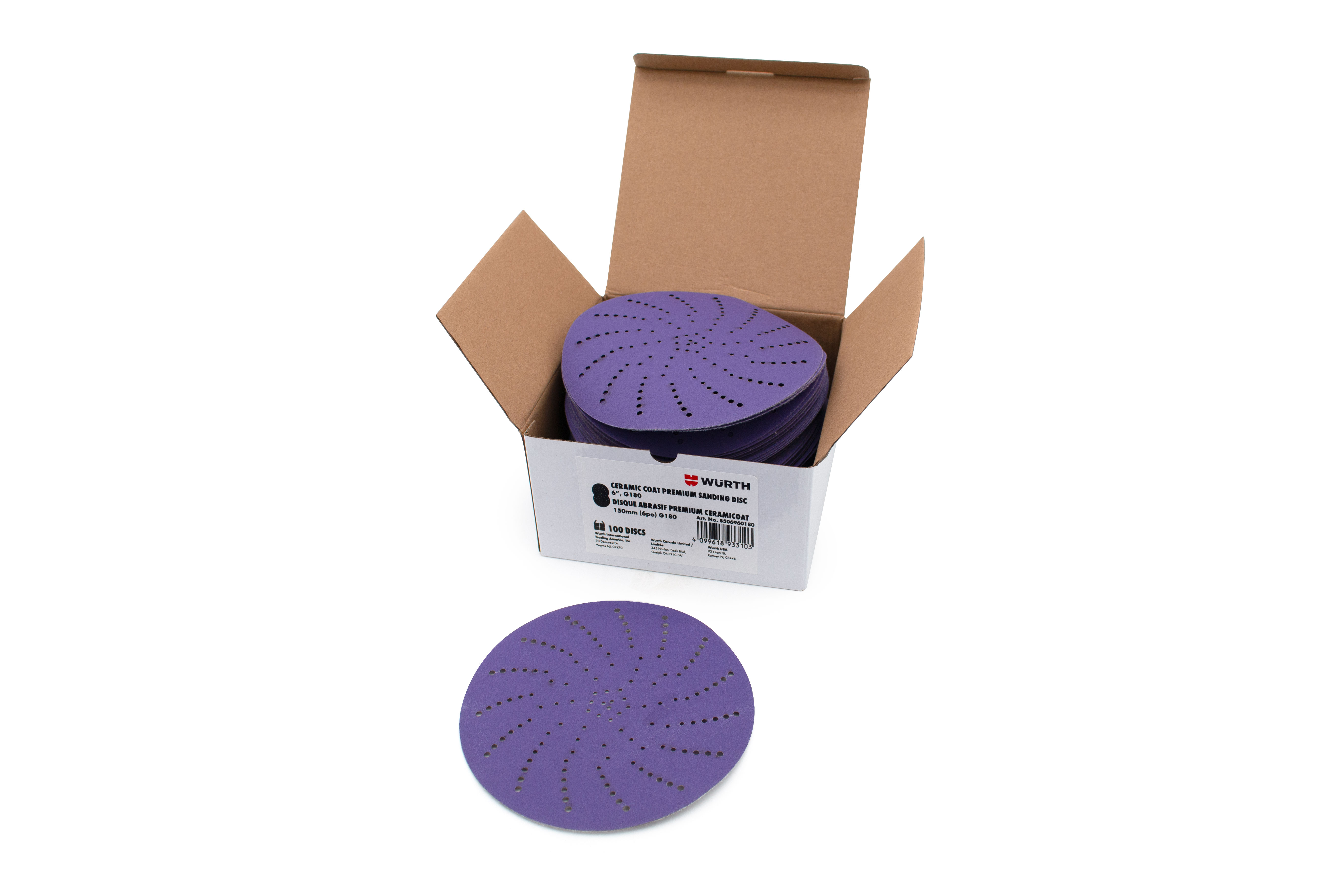 150MM (6") CeramiCoat Premium Sanding Disc 800G 8506.960800