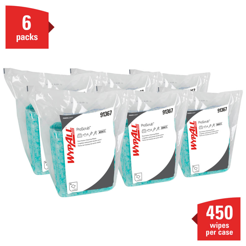 WypAll ProScrub Saturated Wipes - 450 wipes/case 899.91367