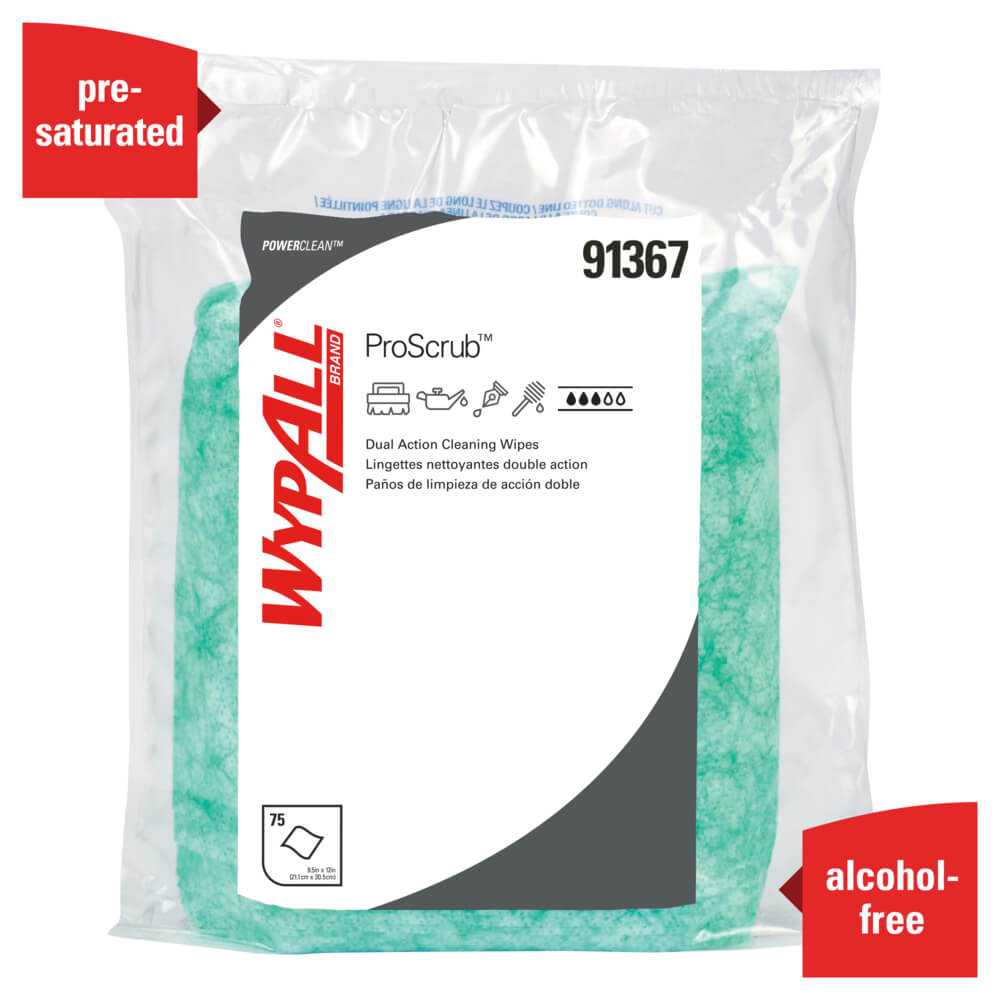 WypAll ProScrub Saturated Wipes - 450 wipes/case 899.91367