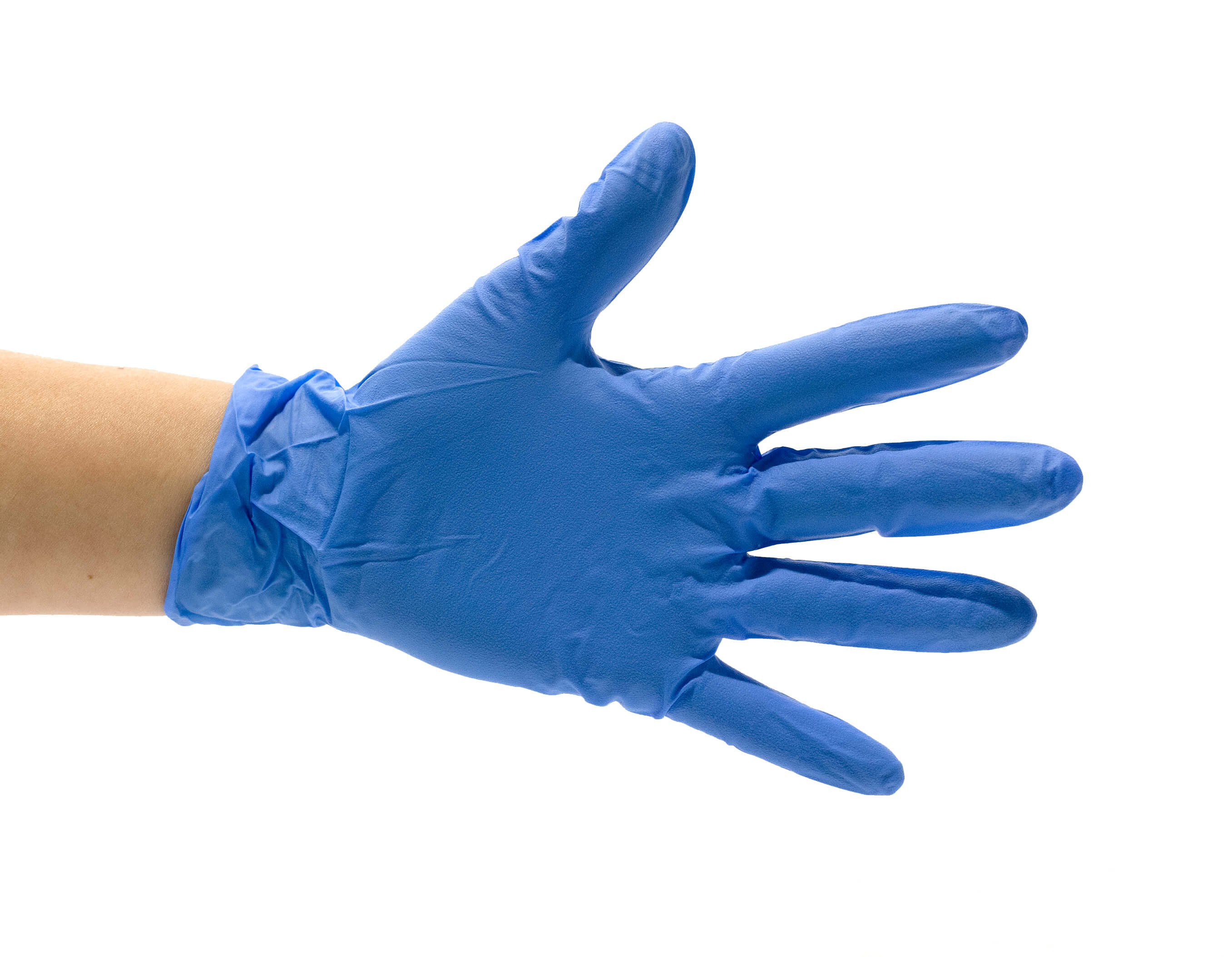 PRO6 TEXTURED BLUE NITRILE GLOVE MEDIUM 9501.007292