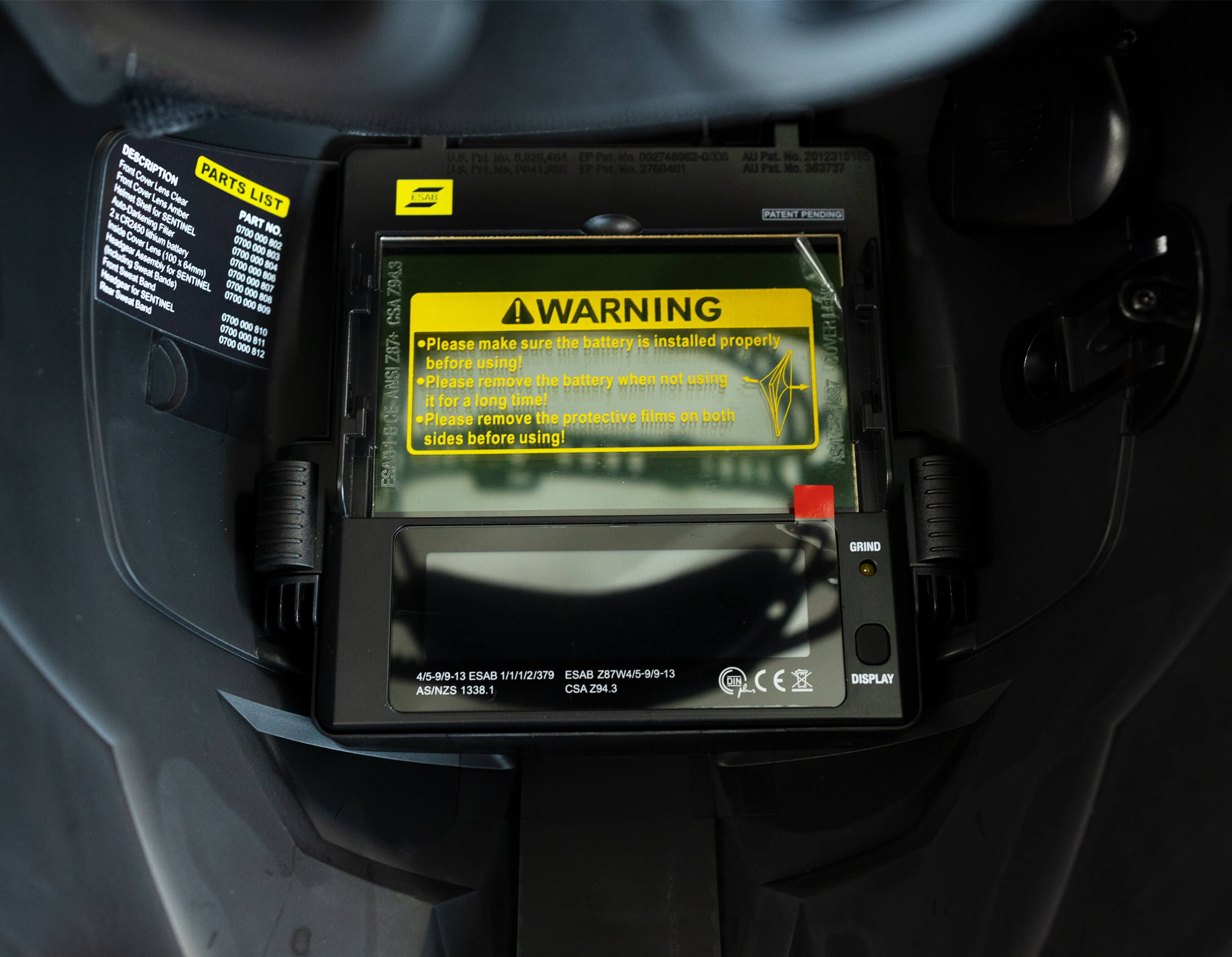 SENTINEL A50 WELDING HELMET (5-13 ADF) 984.0700000800