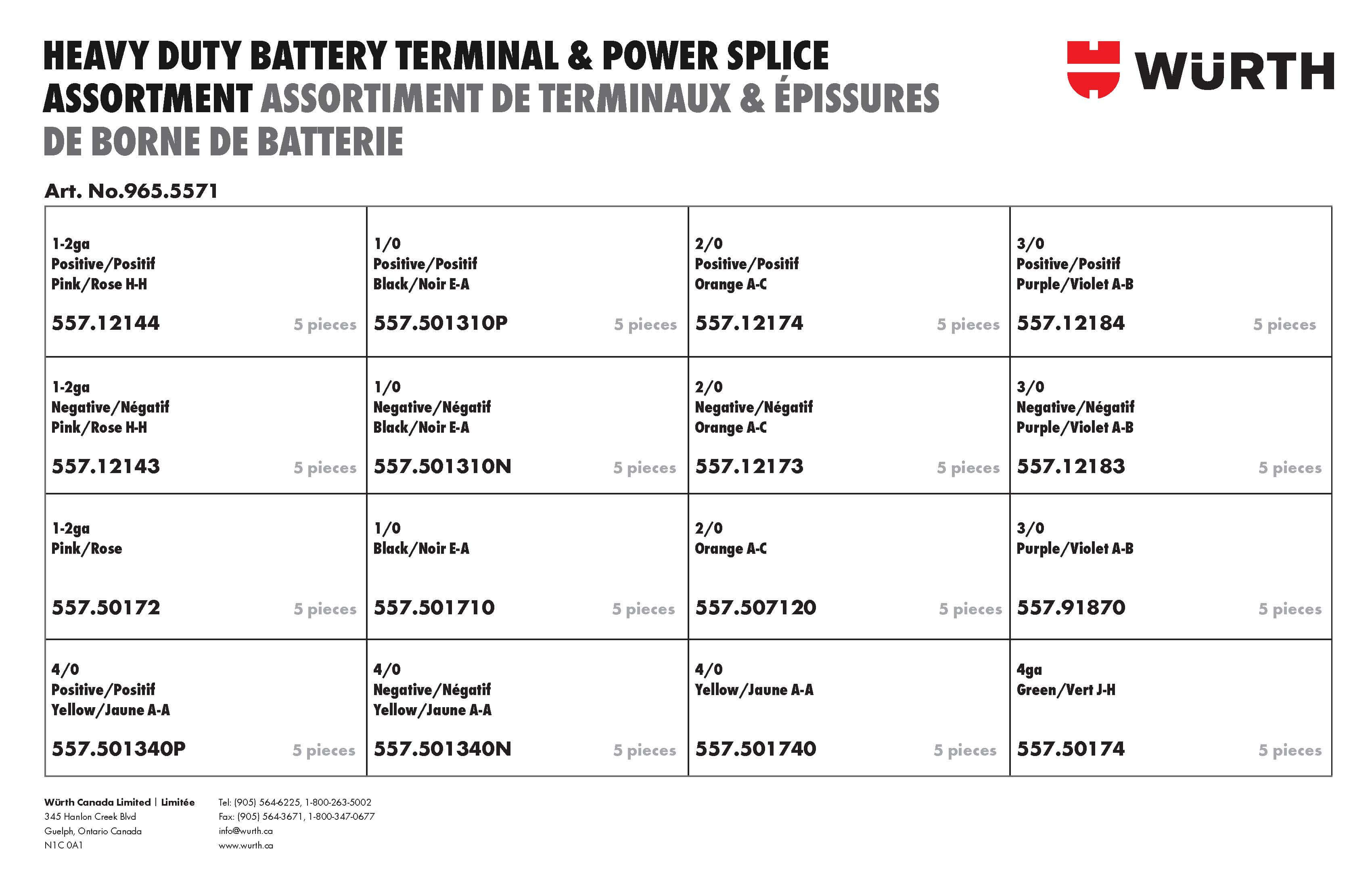 Battery Terminal Assortments | Battery Terminals | Electrical Supplies
