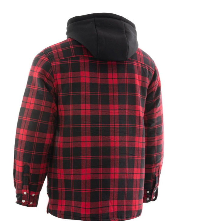 Quilt-Lined Flannel Shirt Jacket SZ M 899.9008110